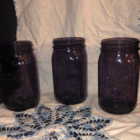 Ball | Kitchen | Hard To Find Purple Ball Mason Jars 3 | Poshmark